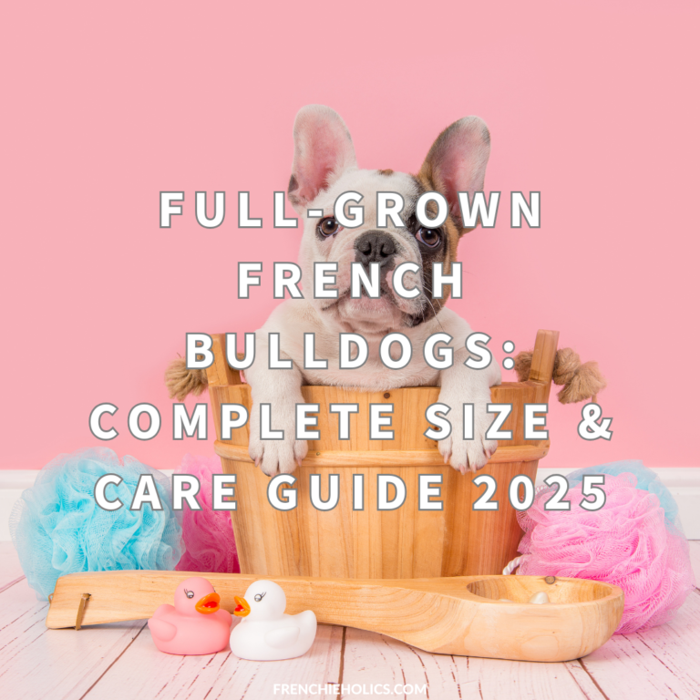 Full-Grown French Bulldogs: Complete Size & Care Guide 2025
